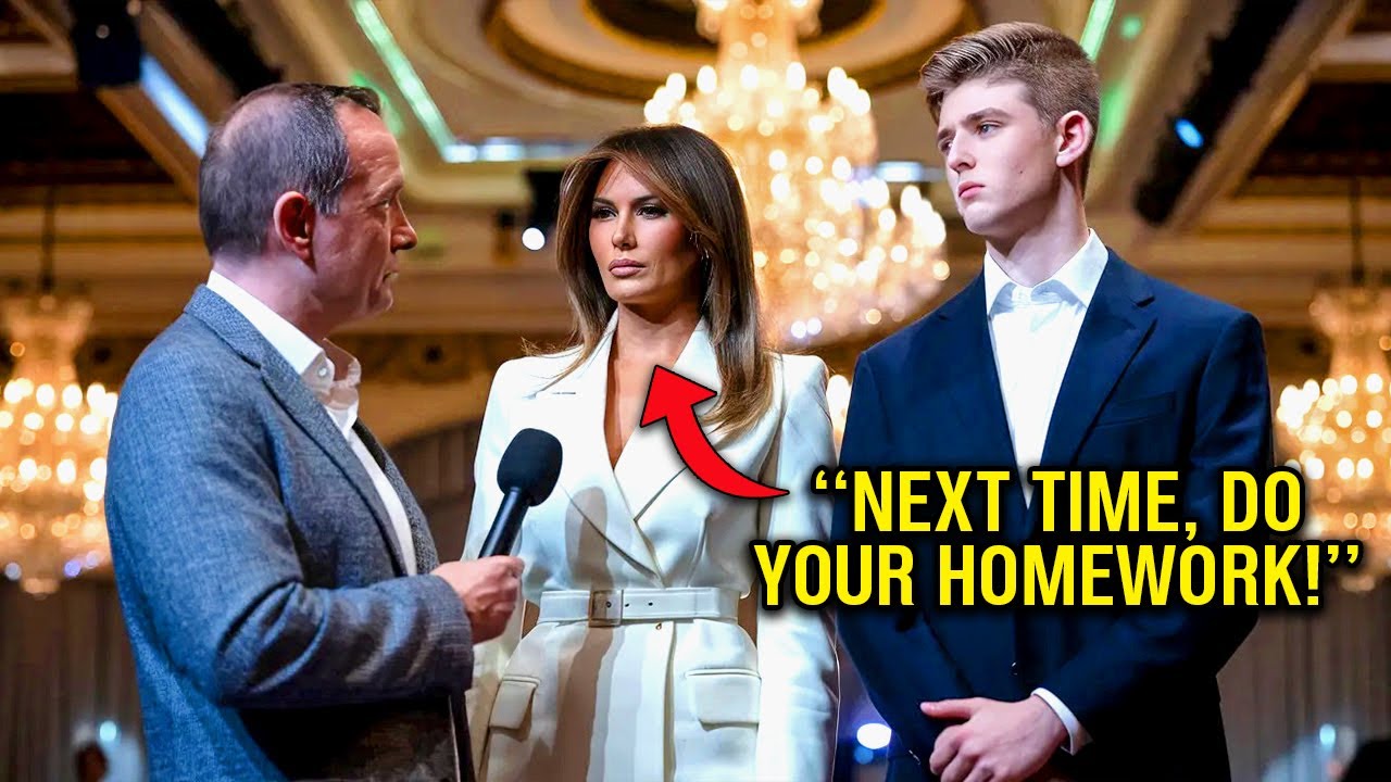 Barron Trump Silences Liberal Reporter Who Tried to Humiliate His Mom Melania