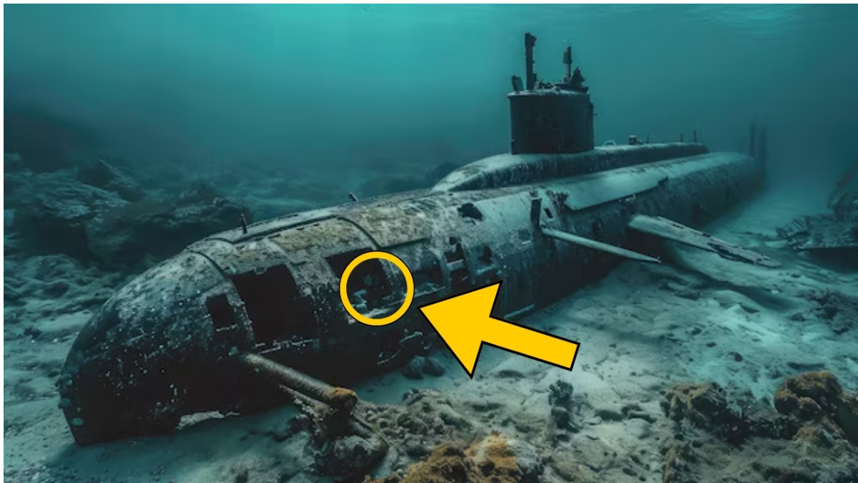 Diver Spots Sunken Submarine In Deep Ocean, He Turns Pale After ...