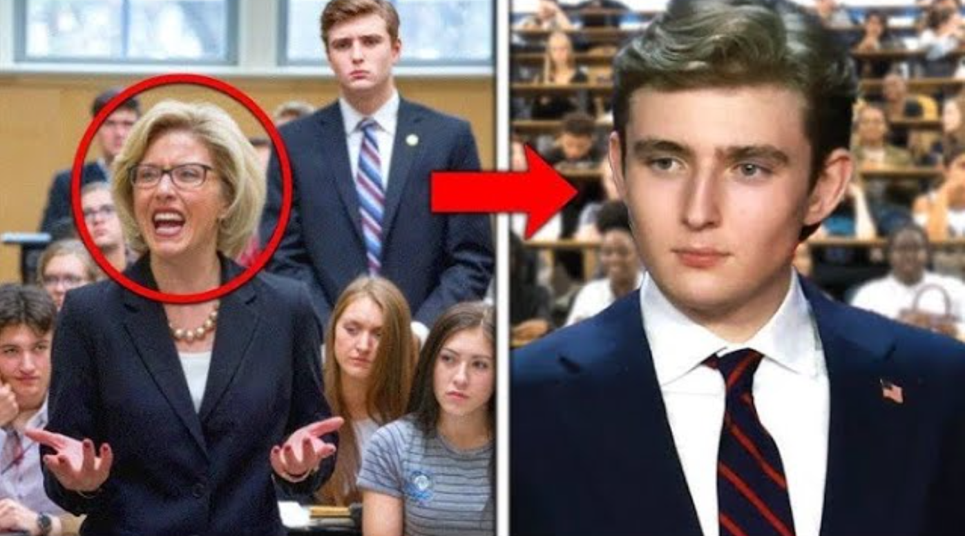 Liberal Professor MOCKS Melania Trump in Front of BARRON – His Response ...