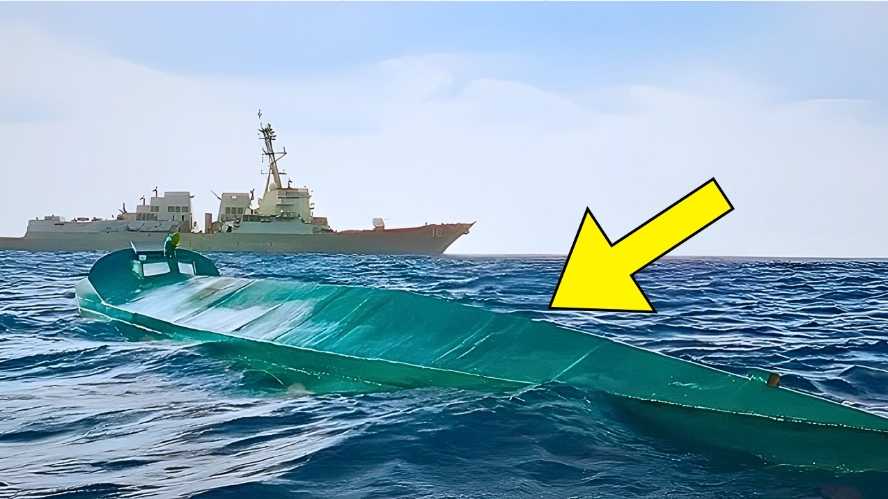 US Navy Intercepts Strange Blue Boat – Then They Take A Look Inside!