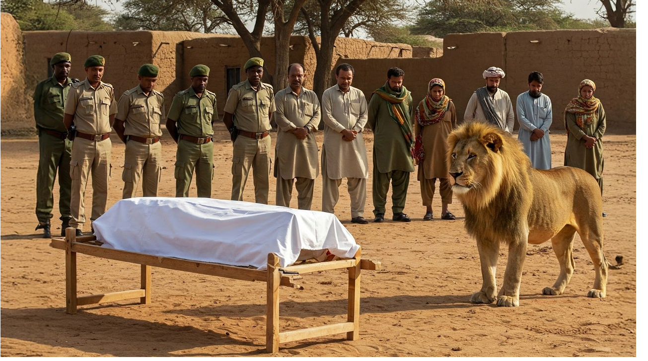A Lion Showed Up at His Rescuer’s Funeral What He Did Next Left ...