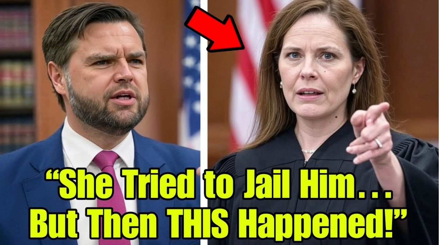 Judge Amy Coney Barrett Tries to Jail JD Vance – Next Moment Vance ...