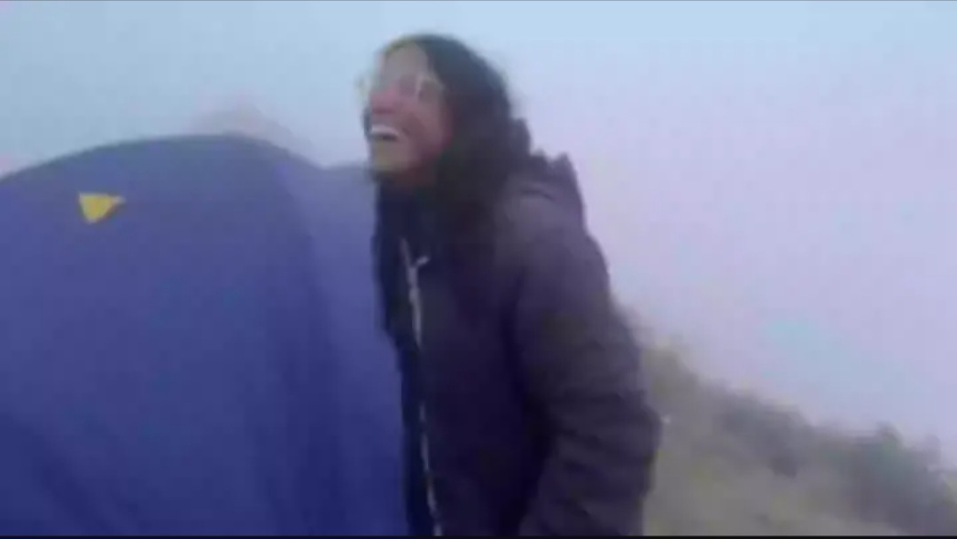 Haunting footage shows hiker on trip before she became trapped and died ...